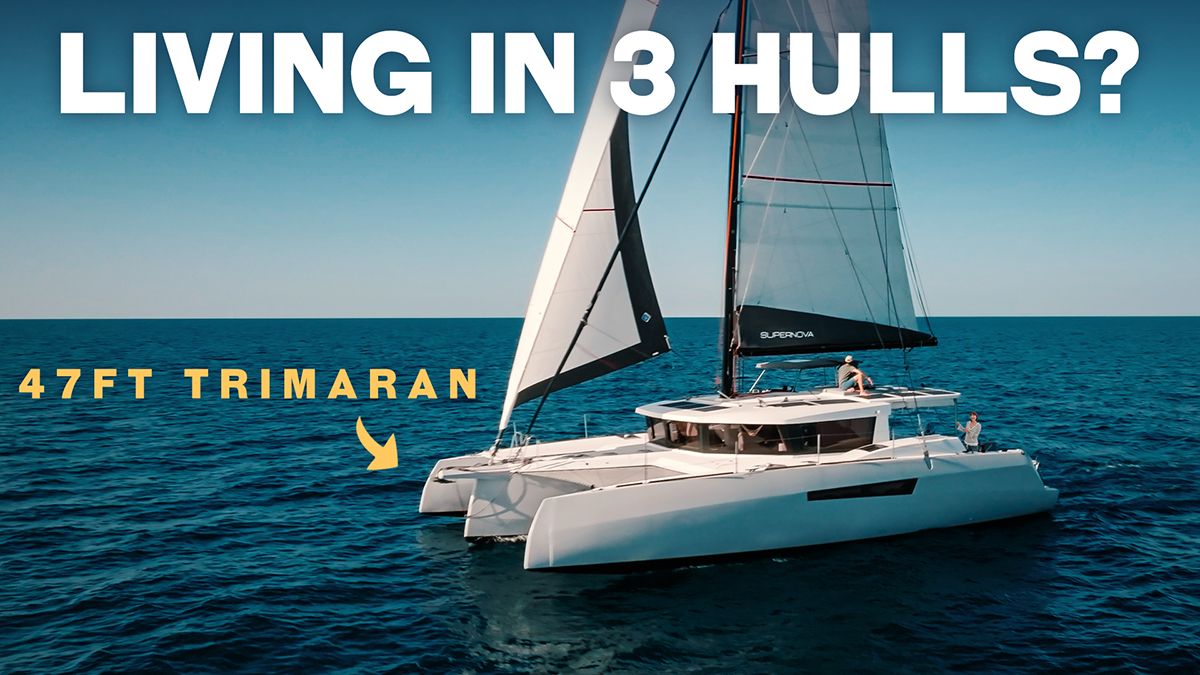 SAILING OUR FIRST TRIMARAN (full tour)